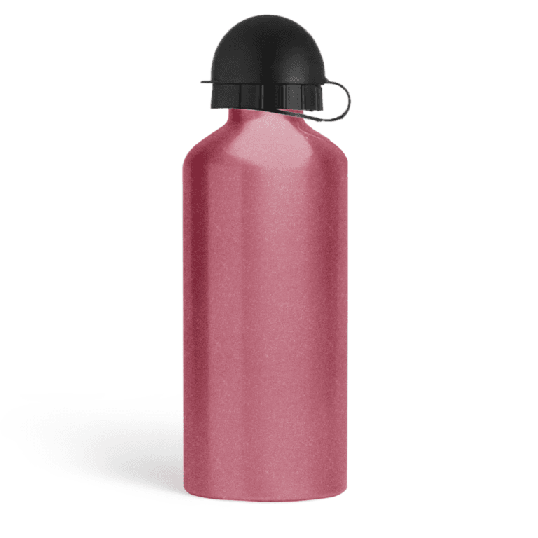 Garrafa Squeeze de Alumínio Rose 500ml - Canecas 24 Horas